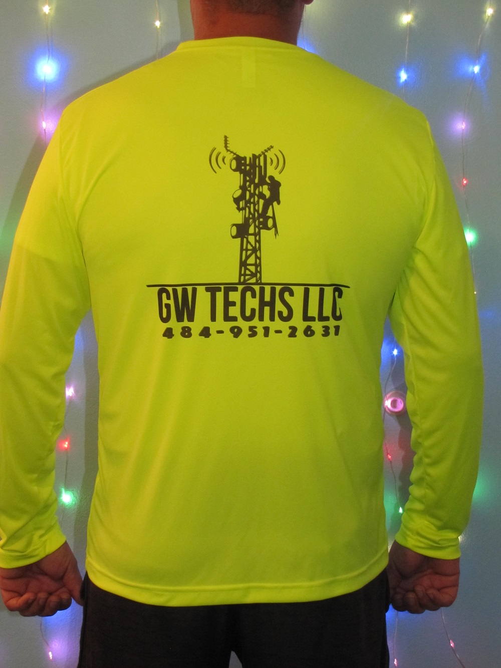 Contractor Long Sleeve Safety Shirt w Sublimated Logo – Debbie's Tee's ...